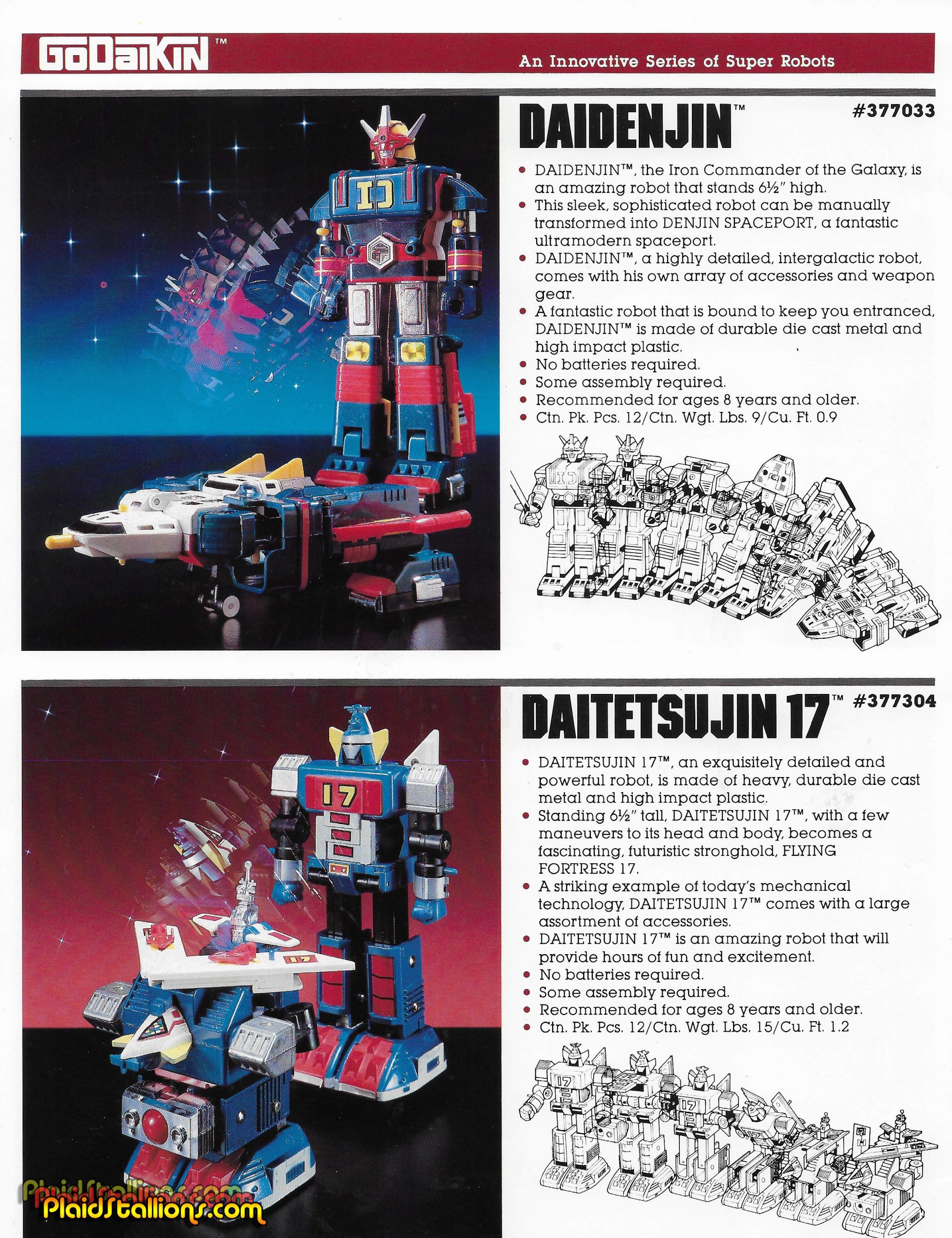 1984 BANDAI GODAIKEN CATALOG - PS