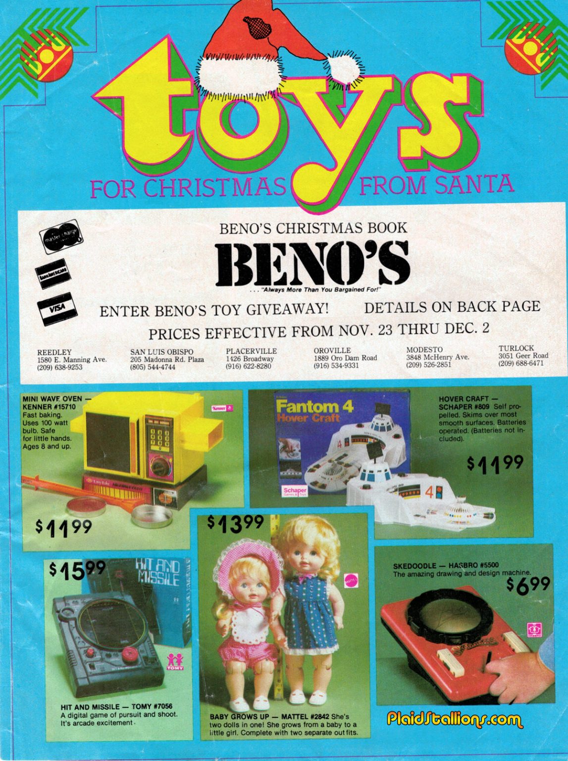 1979 Beno's Toy Catalog- Kenner Star Wars- Star Bird - PS
