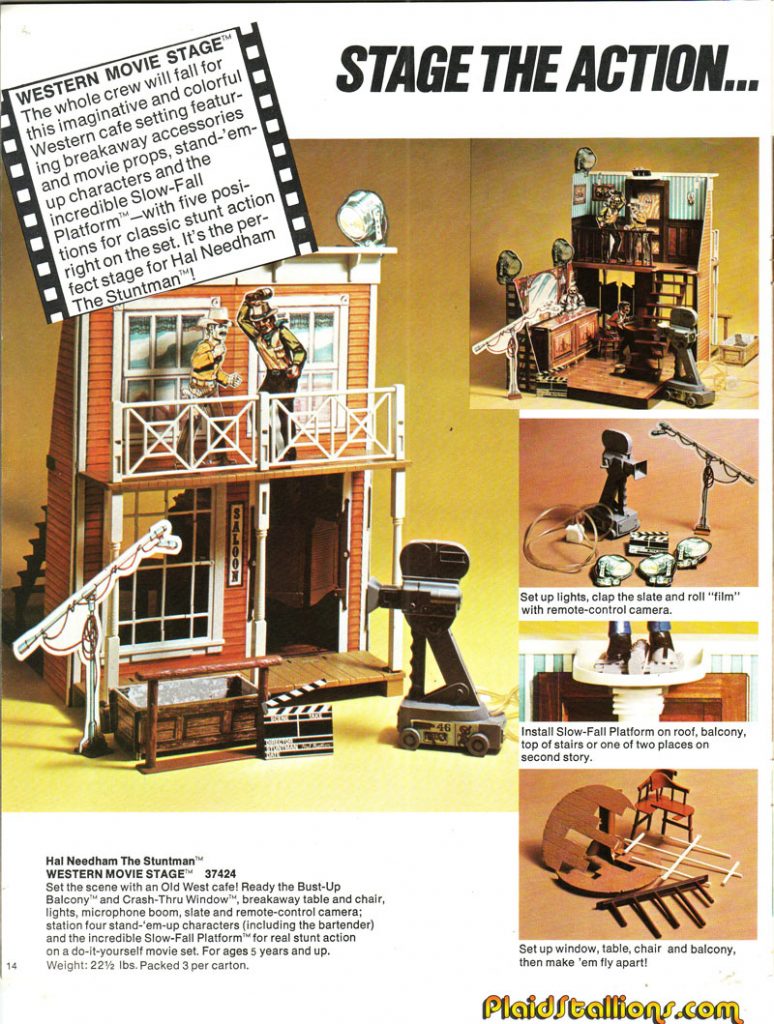1977 Gabriel Toys Hal Needham: Stuntman Catalog - PS