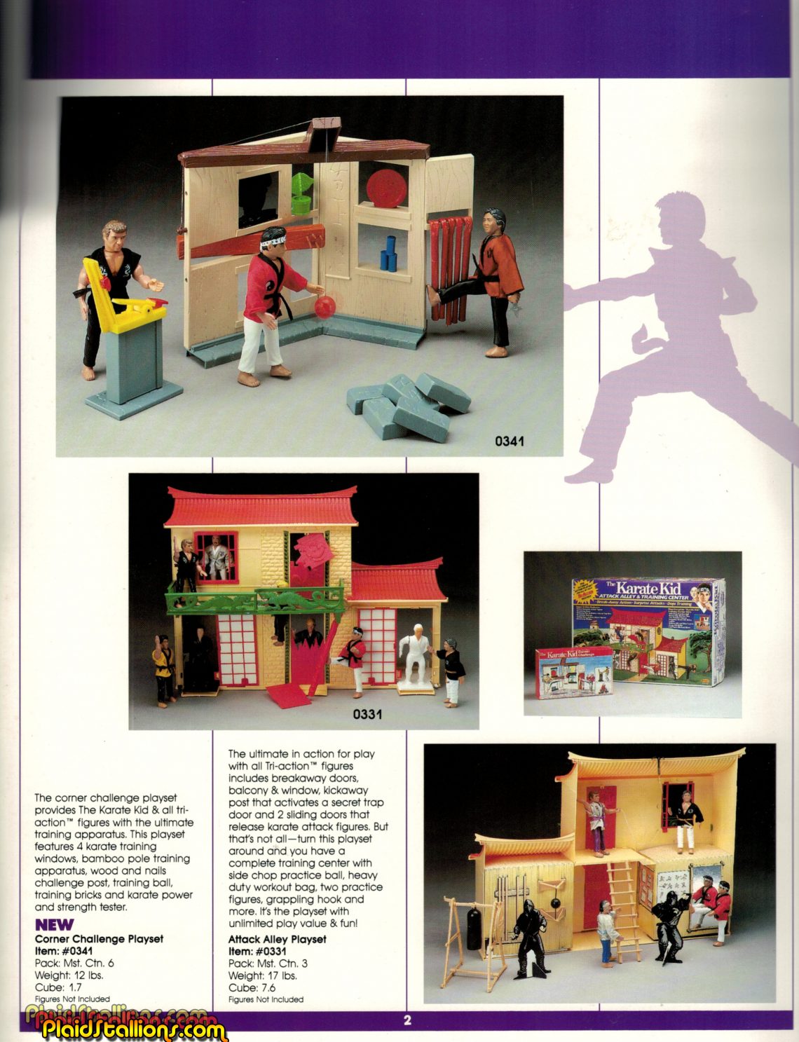 1987 Remco Toys Catalog- Karate Kid- AWA Wrestling- PS