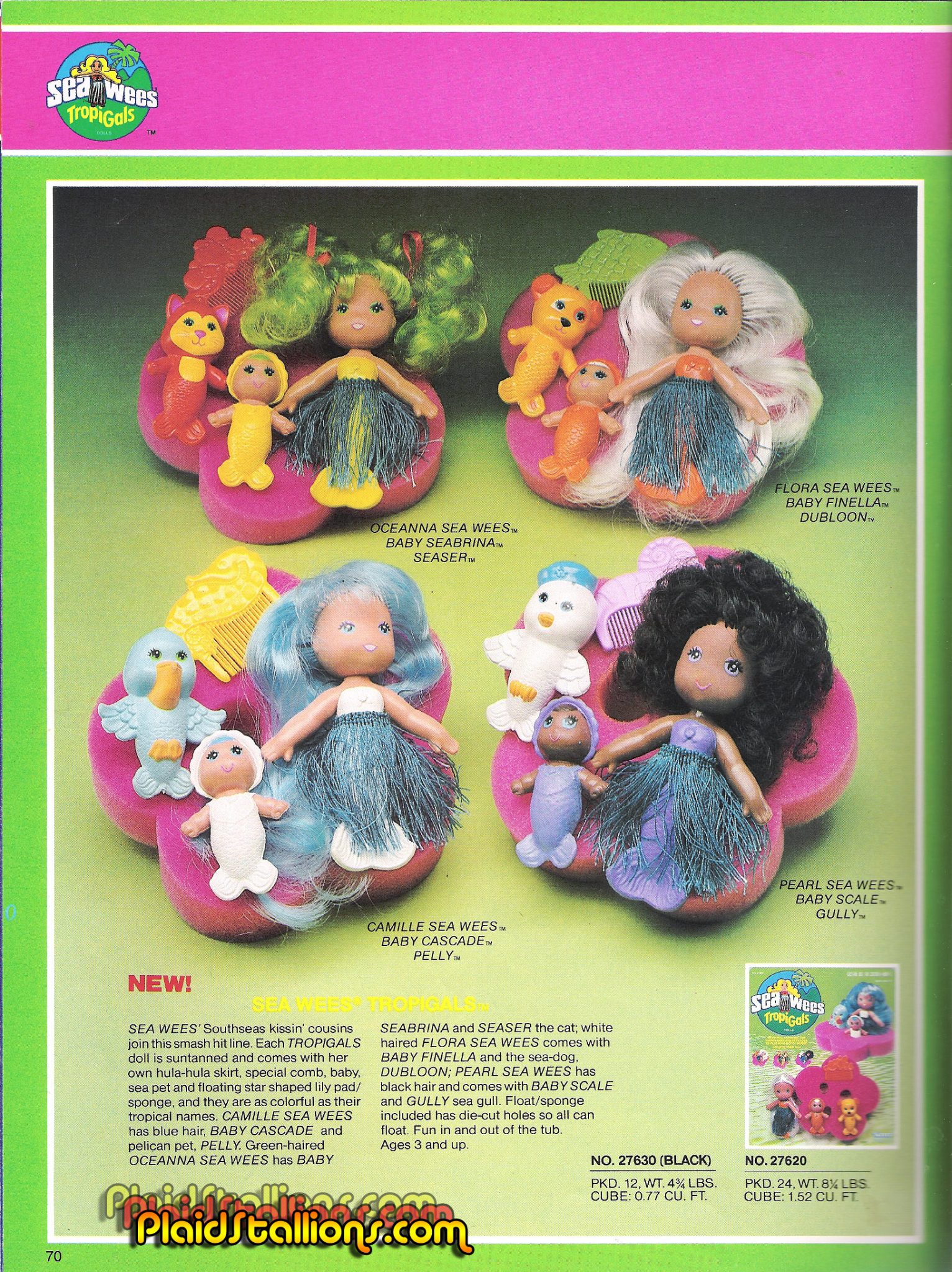 1982 Kenner Sea Wees Catalog - Plaid Stallions Kenner