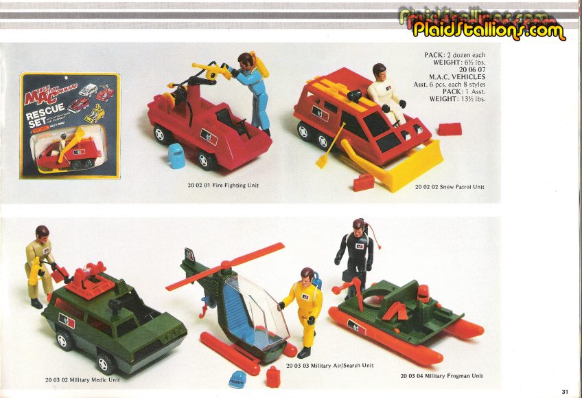 1977 Matchbox MAC (Mobile Action Command) Catalog - PS