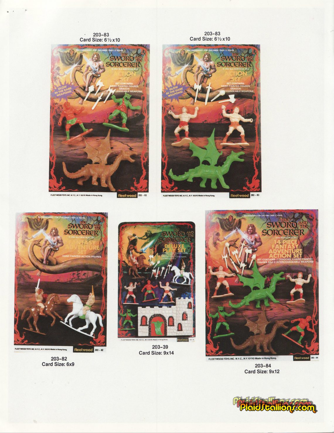 1984 Fleetwood Toys Catalog - Manimal - Secret Wars - Sword & the ...