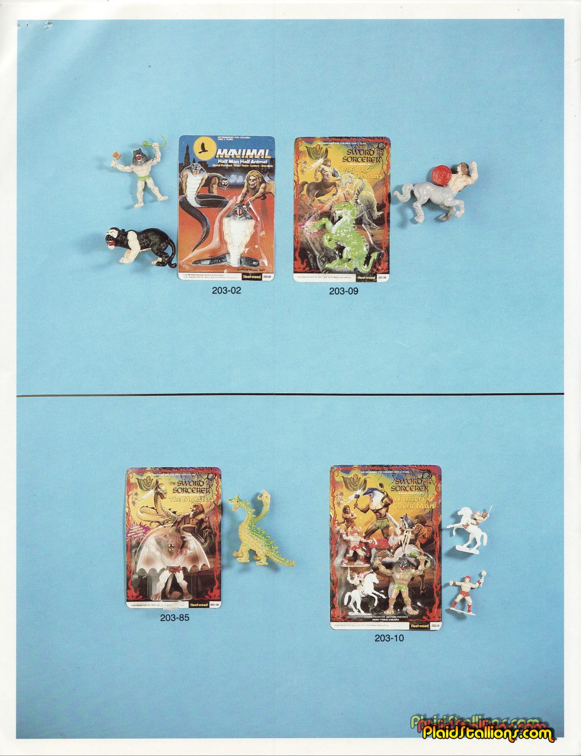 1984 Fleetwood Toys Catalog - Manimal - Secret Wars - Sword & the ...