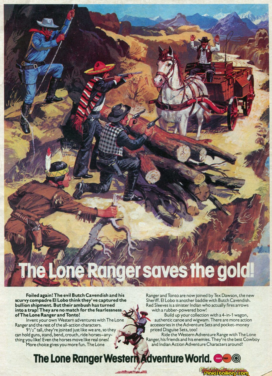Gabriel Lone Ranger Ads from the UK - PS