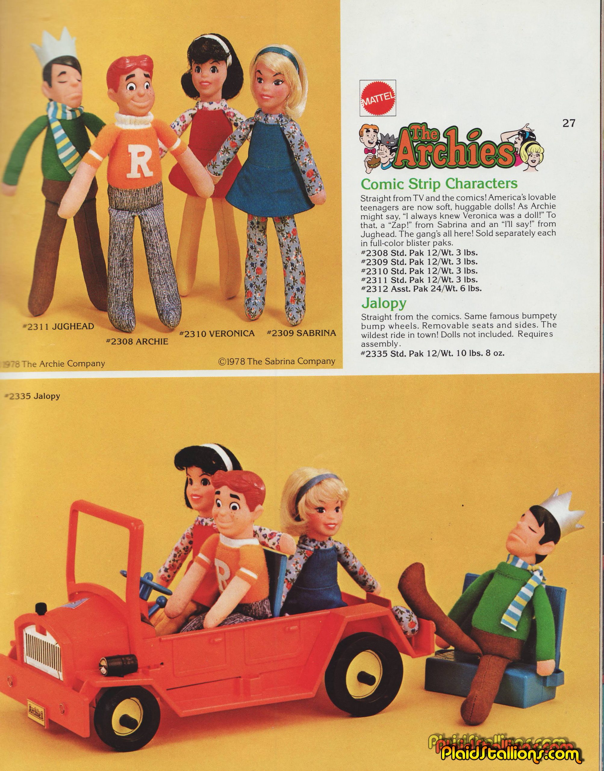 Mattel The Archies - PS
