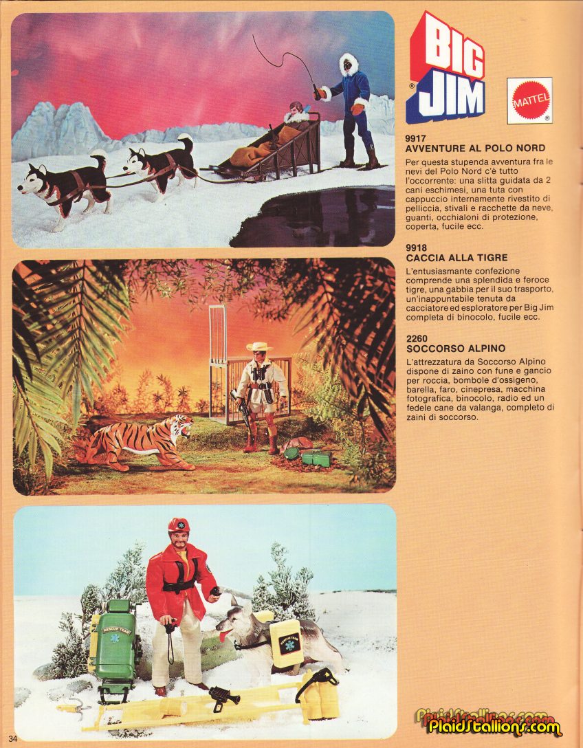 Mattel 1979 Big Jim Catalog from Italy - PS