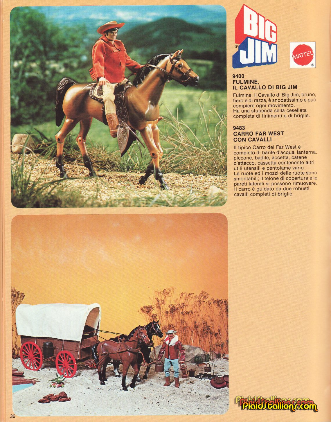 Mattel 1979 Big Jim Catalog from Italy - PS