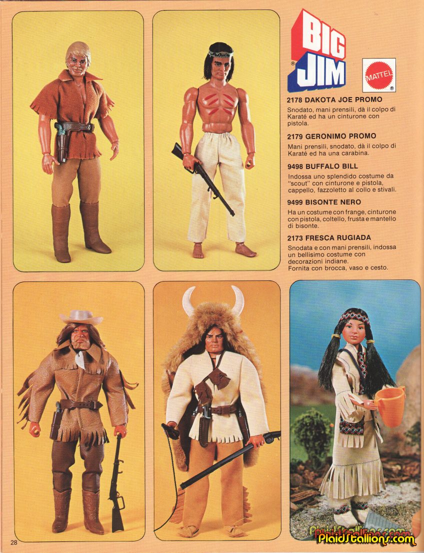 Mattel 1979 Big Jim Catalog from Italy - PS