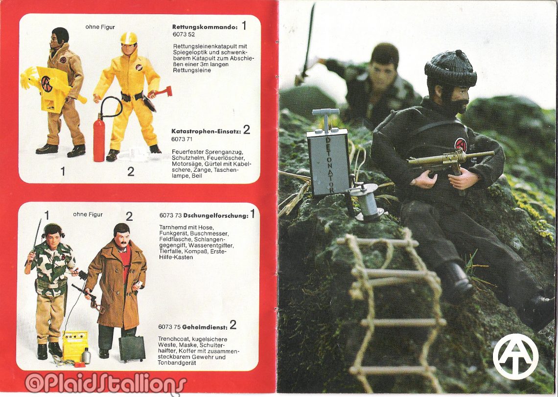 GI Joe Action Team Catalog from Germany - PS