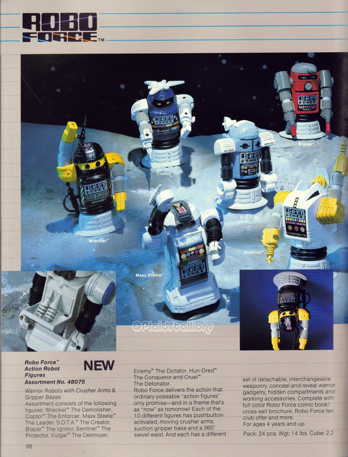 1984 Ideal Toys Robo Force Catalog - PS