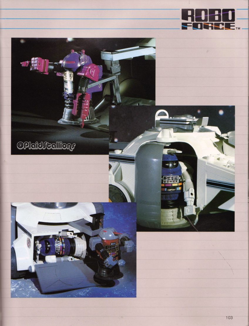 1984 Ideal Toys Robo Force Catalog - Plaid Stallions