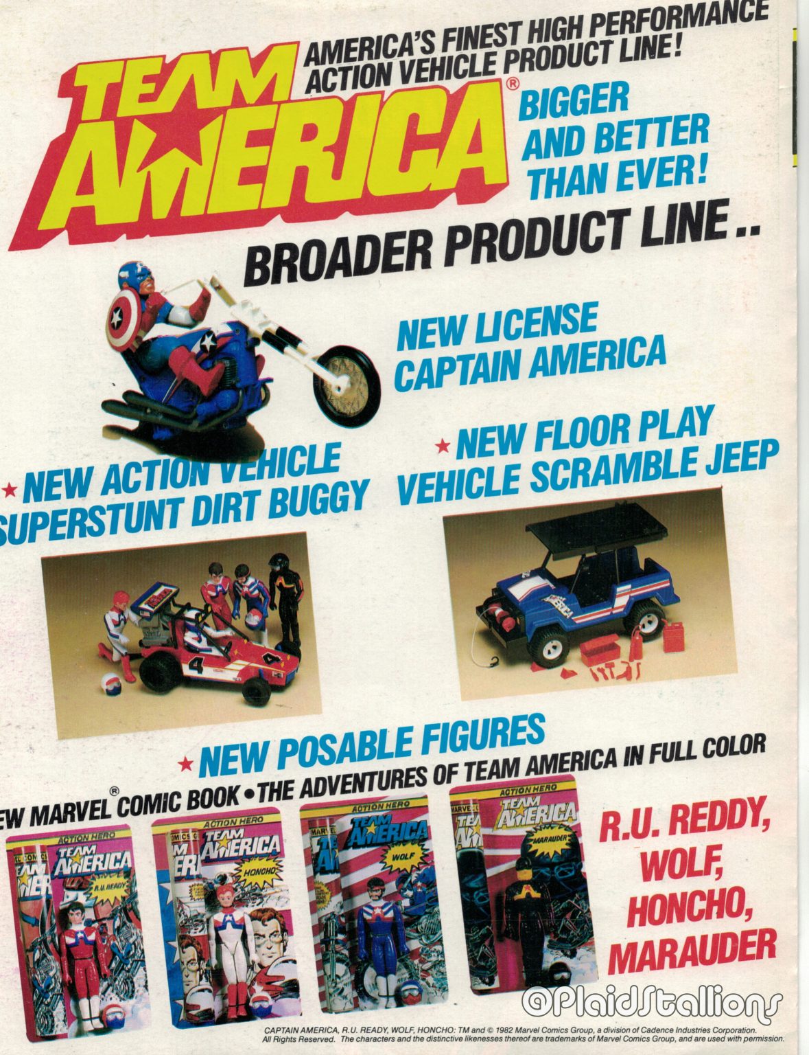 1982 Ideal Team America Promo Catalog - PS