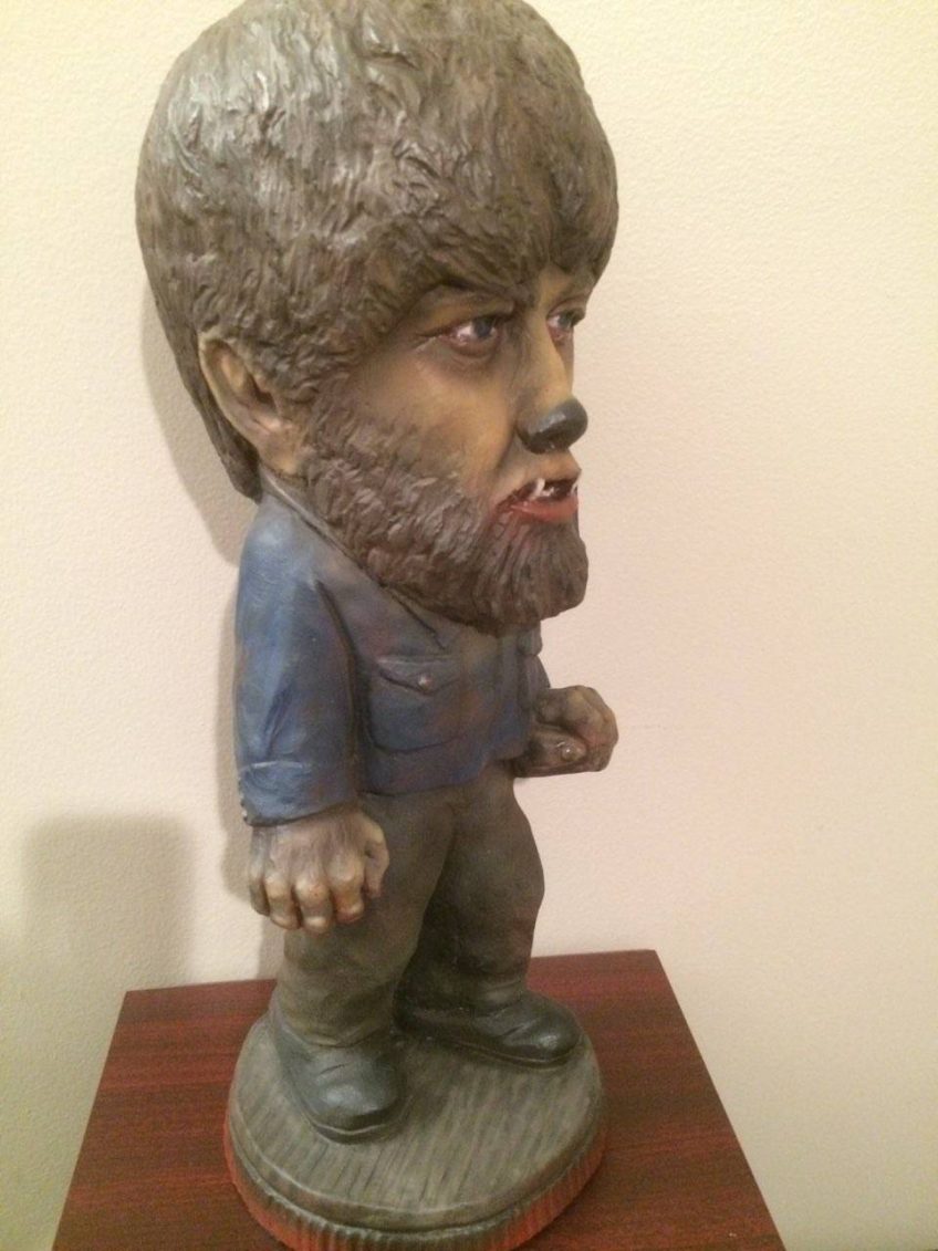 Tuscany Plaster Statue of The Wolf Man from 1973 - PS