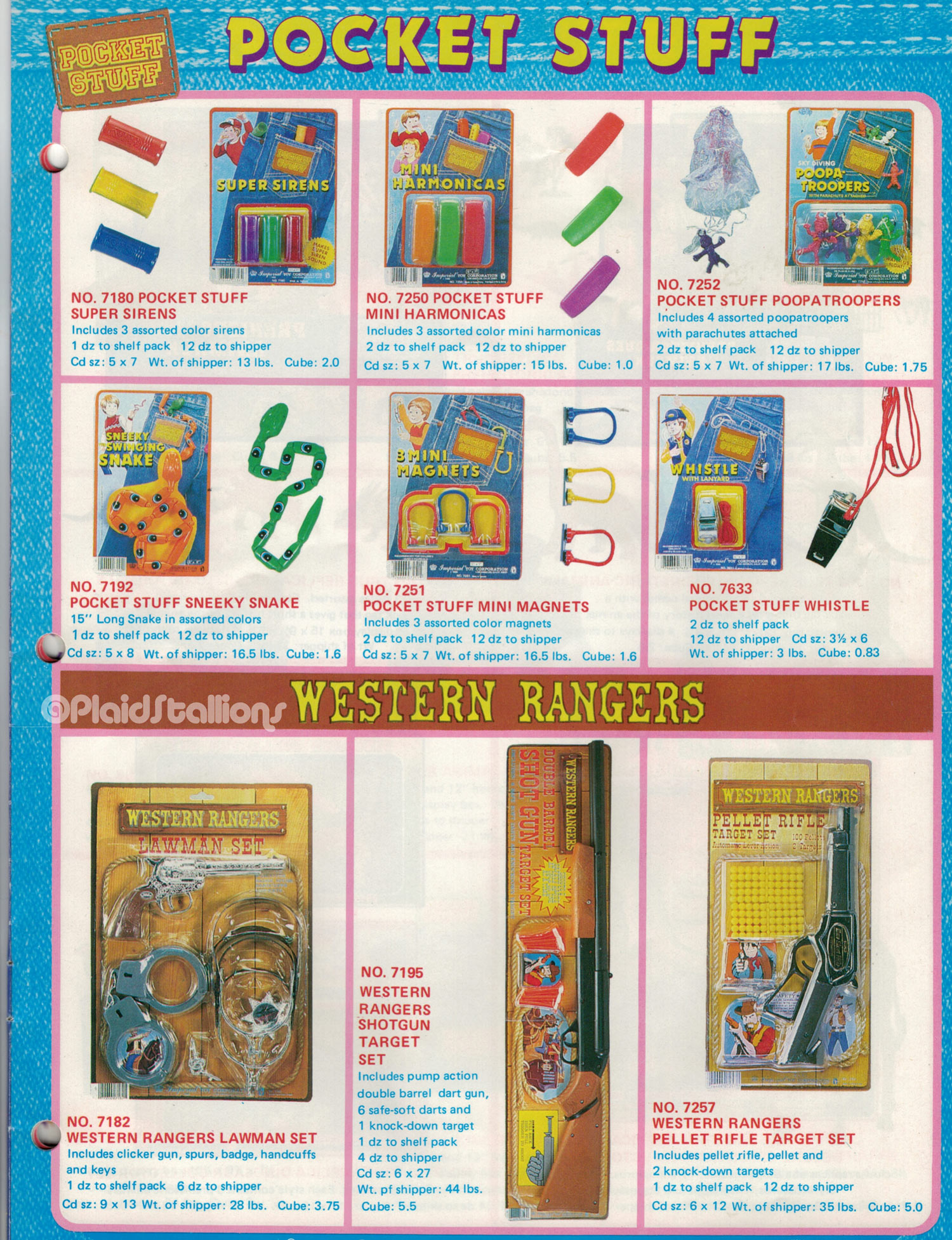 Imperial Toys Catalog 1986 Delta Force Ninjas Madballs - PS