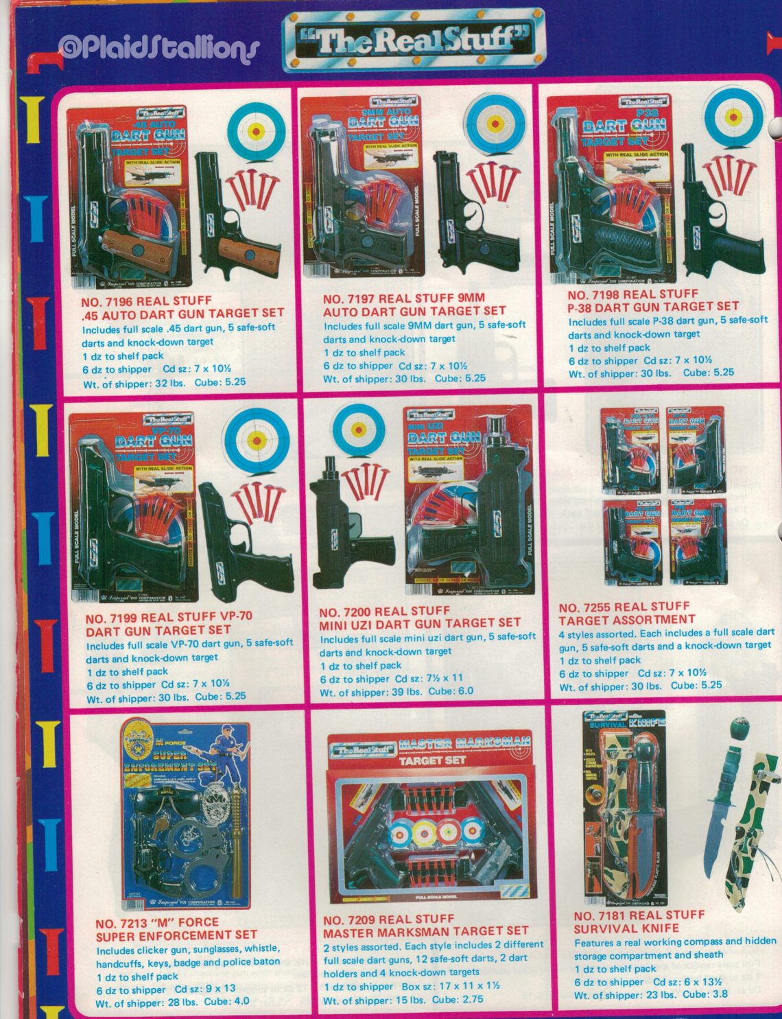 Imperial Toys Catalog 1986 Delta Force Ninjas Madballs - PS