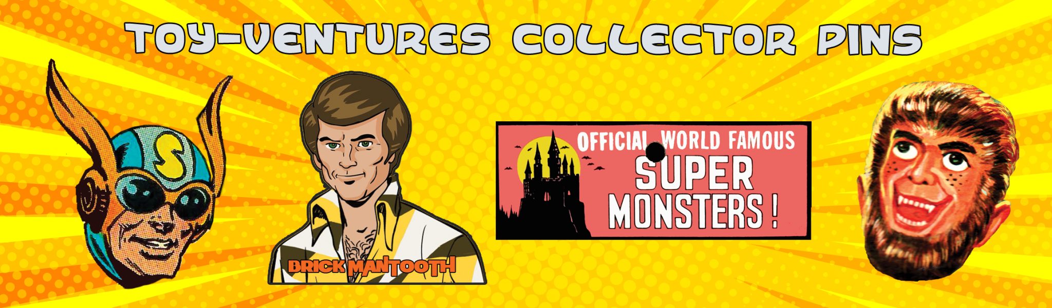 Presenting the Lincoln Monsters Collectible Pins - PS