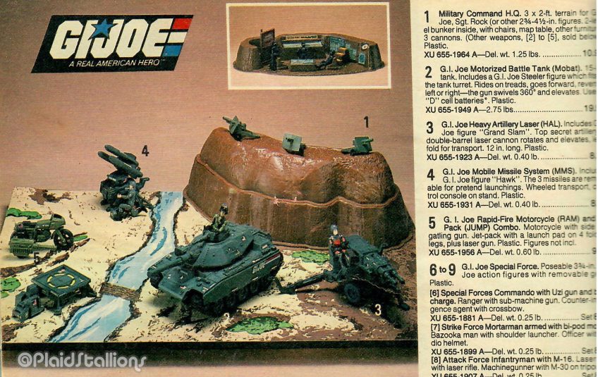 1982 GI Joe Playset from the JC Penney Catalog - PS