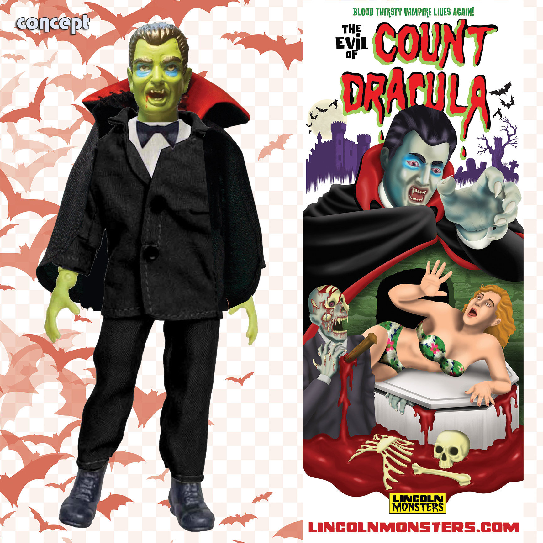 Lincoln Monsters brings back the Retro Monster action figure - PS