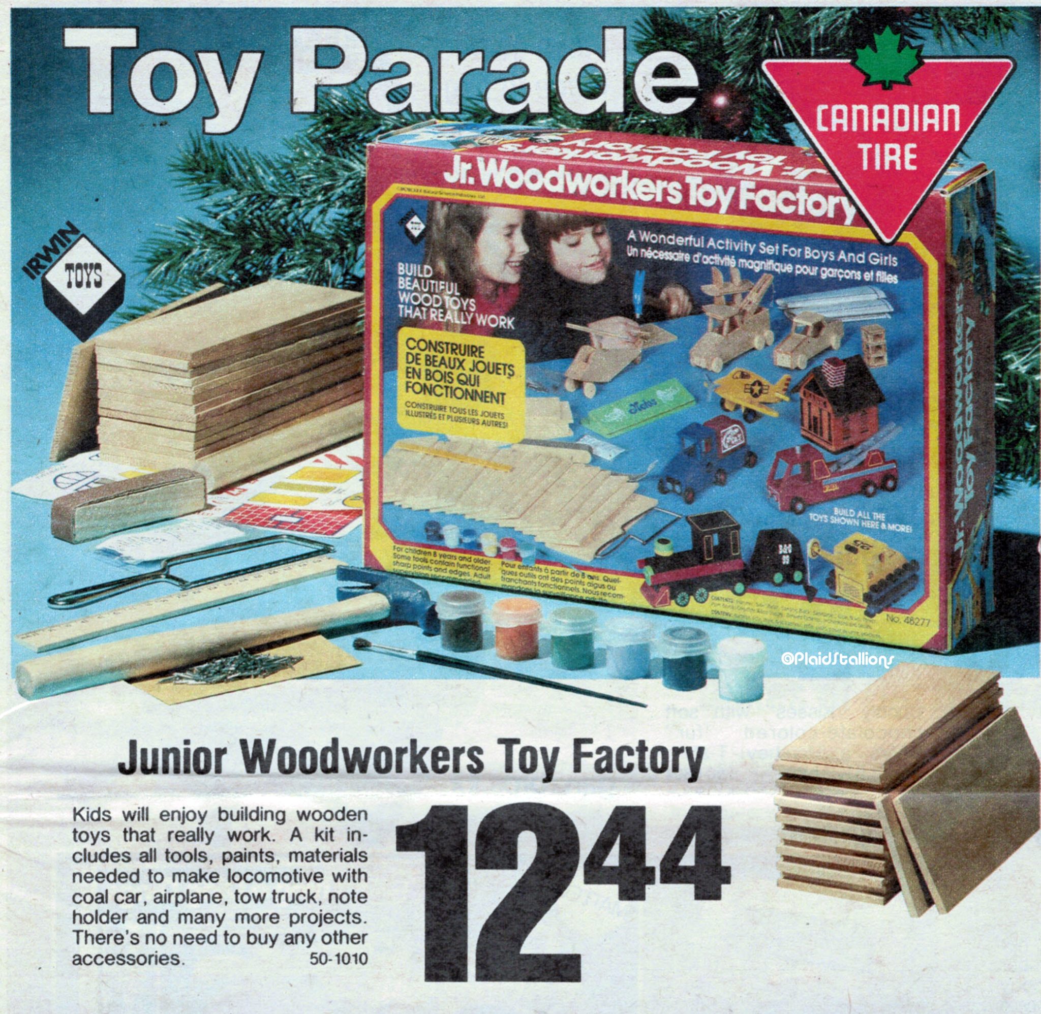 Highlights from the 1982 Toy Parade Flyer (Canadian Tire) - PS