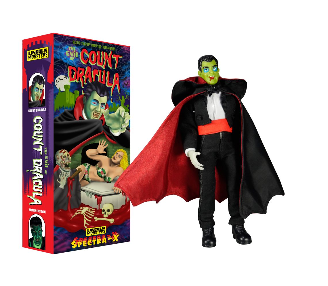 Lincoln Monsters The Evil of Count Dracula 8" Action Figure - PS