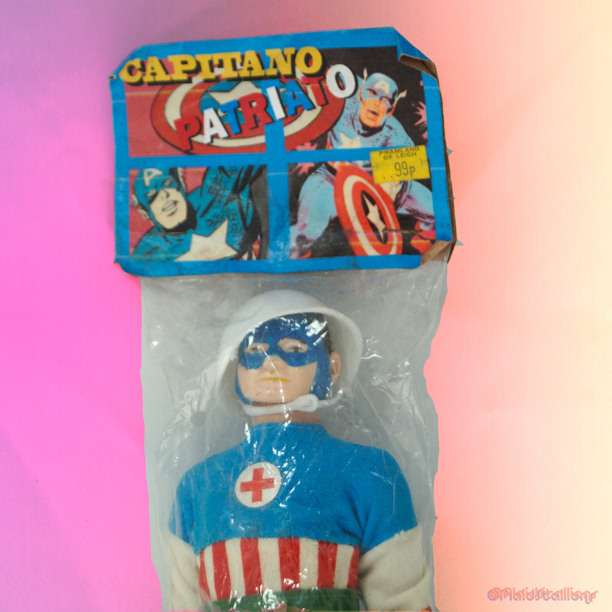 Capitano Patriato : Knock-Off Mego Captain America - PS