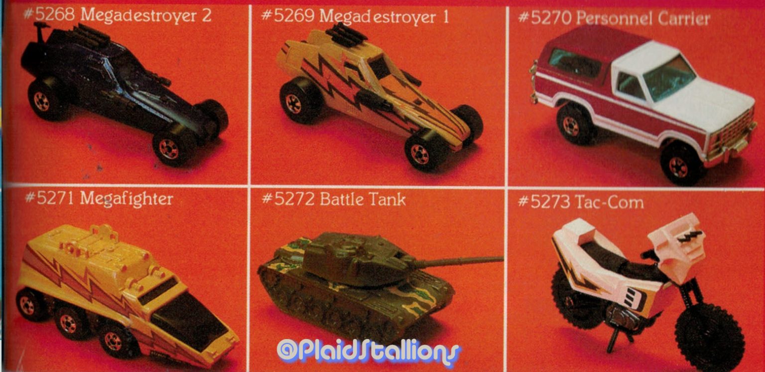 Mattel MegaForce Toy Catalog from 1982 - PS