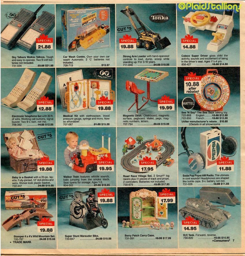 1983 Consumers Distributing Toy Catalogue- MOTU- GI Joe- Star Wars - PS